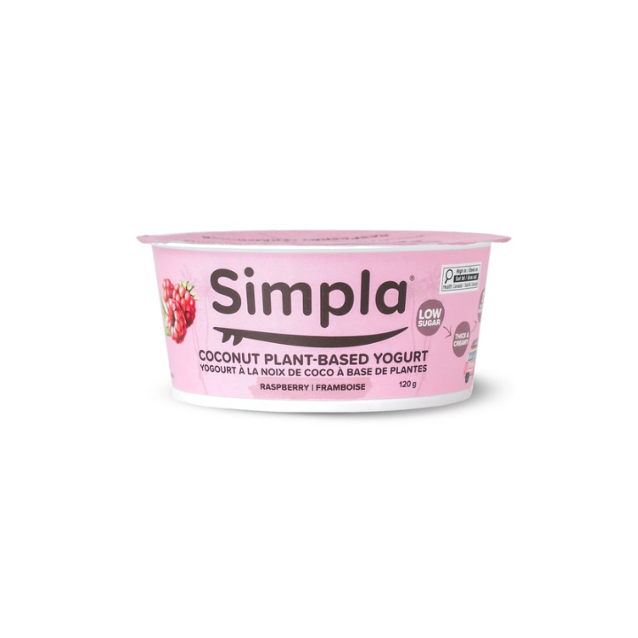 Simpla Plant Based Yogurt - Raspberry Coconut – Mindful Snacks