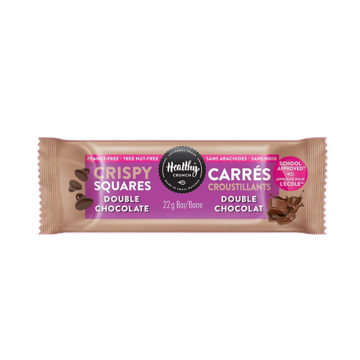 Healthy Crunch Crispy Squares - Double Chocolate – Mindful Snacks