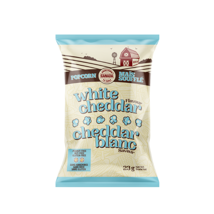 From Farm to Table Popcorn - White Cheddar – Mindful Snacks