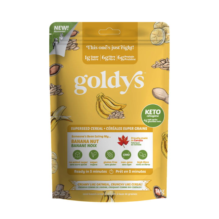 Goldys Superseed Cereal - Banana Nut – Mindful Snacks