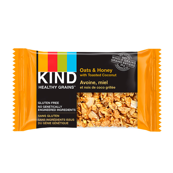 KIND Grain Bars - Oats & Honey w/ Toasted Coconut – Mindful Snacks